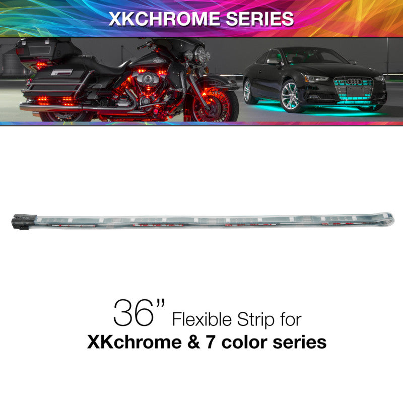 XK Glow 36in Multi Color Flexible Strip for XKchrome & 7 Color Series – FunctionWerks
