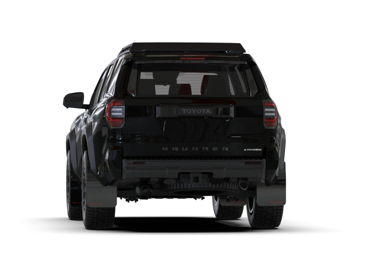 Rally Armor 2025+ Toyota 4Runner Black UR Mud Flap w/ Metallic Black L ...
