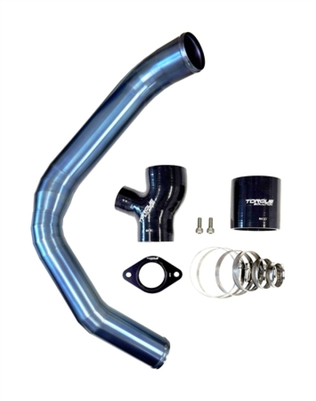 Torque Solution 12-21 Subaru WRX Top Mount Charge Pipe - Titanium Burn ...