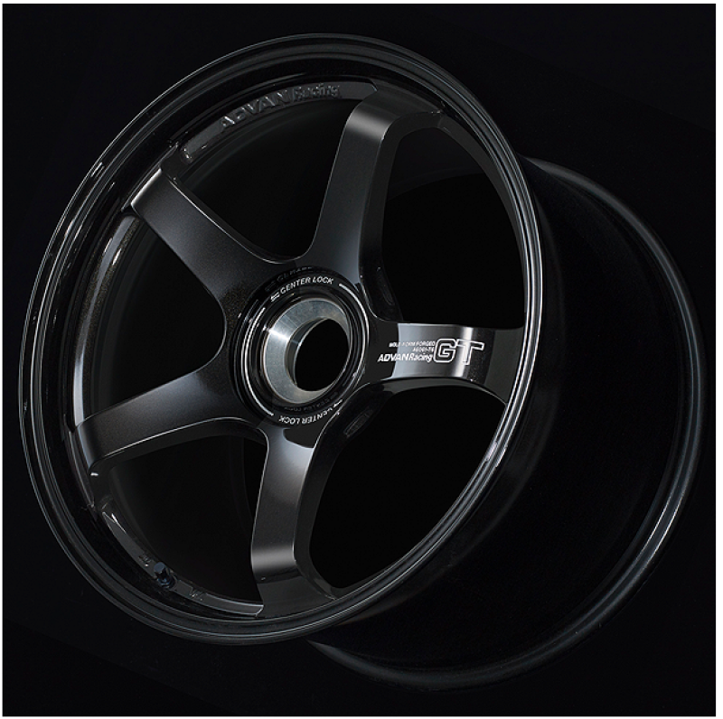 Advan GT Beyond 18x12 +25 5x114.3 Racing Titanium Black Wheel ...