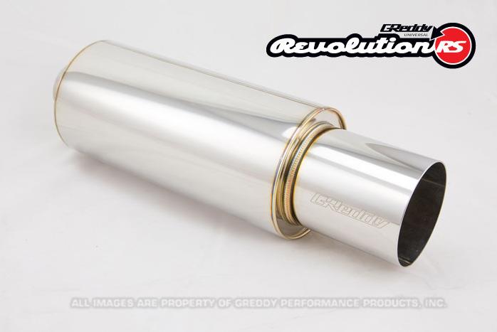 GReddy 3.0in Universal Revolution Muffler – FunctionWerks