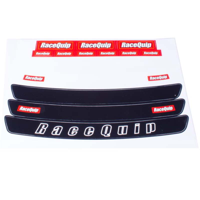 RaceQuip Helmet Visor Strip Face Shield Decal Sheet – FunctionWerks