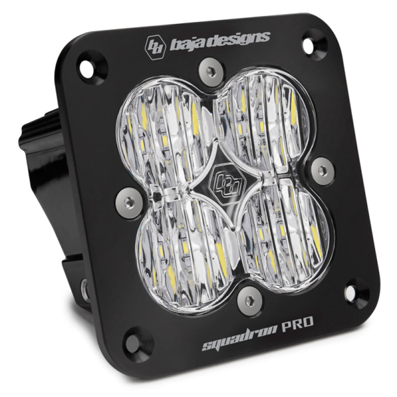 Baja Designs Squadron Pro Black Wide Cornering Pattern Flush Mount LED ...