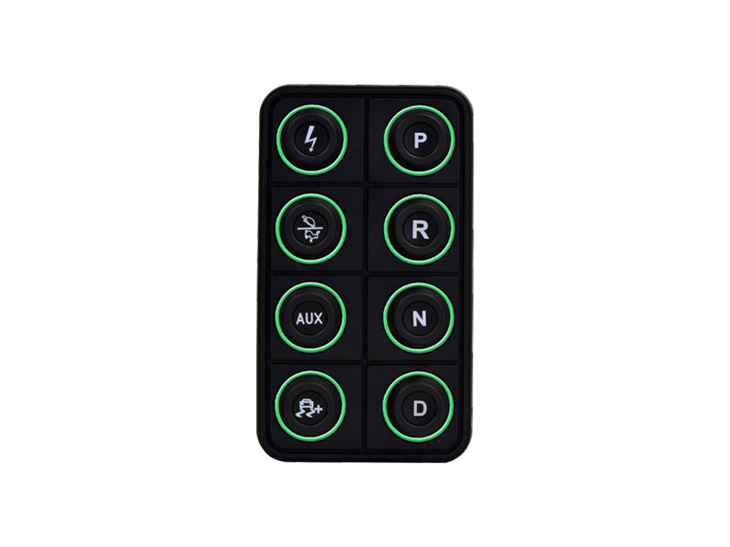 AEM EV 8 Button Keypad CAN Based Programmable Backlighting – FunctionWerks